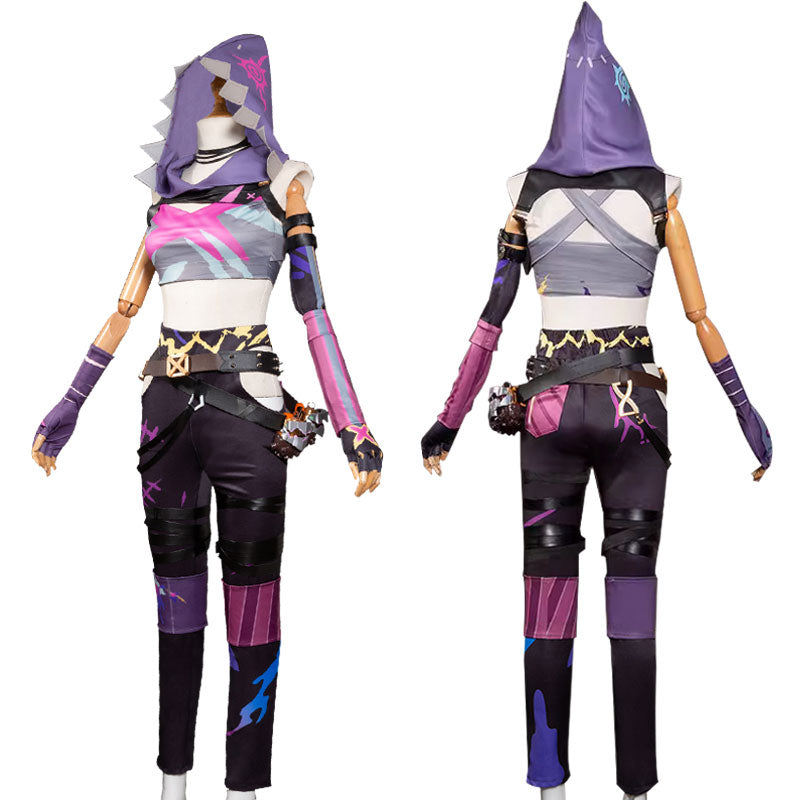 Arcane Season 2 League Of Legends Prodigy Jinx A Edition Cosplay Costu ...