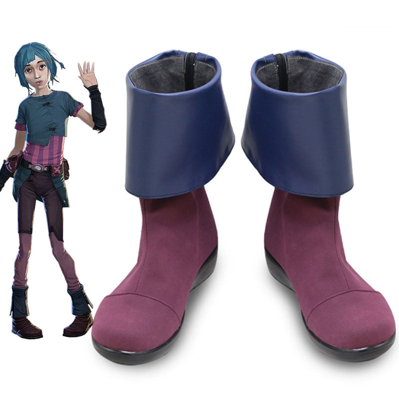 Arcane Season 1 League Of Legends Jinx Powder Cosplay Shoes – Winkcosplay