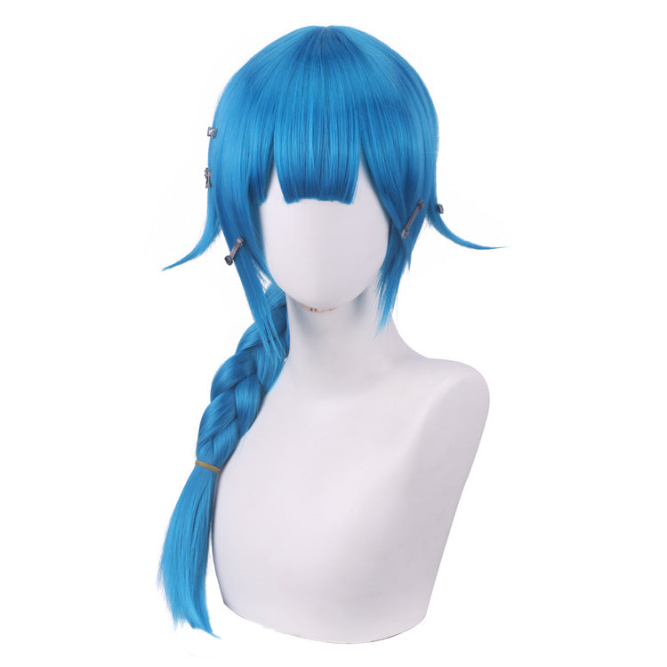 Arcane Season 1 League Of Legends Jinx Powder Cosplay Wig – Winkcosplay