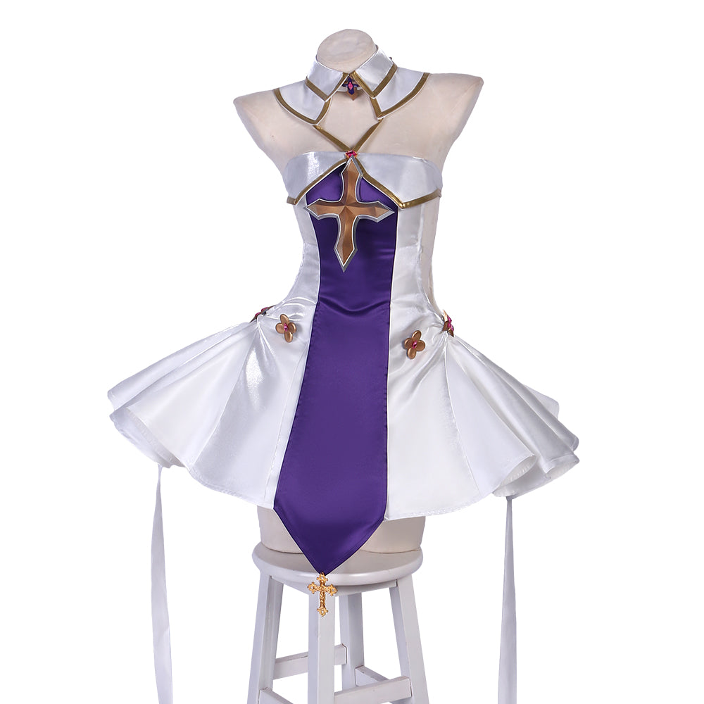 Azur Lane HMS Unicorn Snow White Guardian Angel Cosplay Costume ...