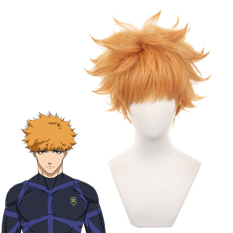Blue Lock Rensuke Kunigami Orange Cosplay Wig – Winkcosplay