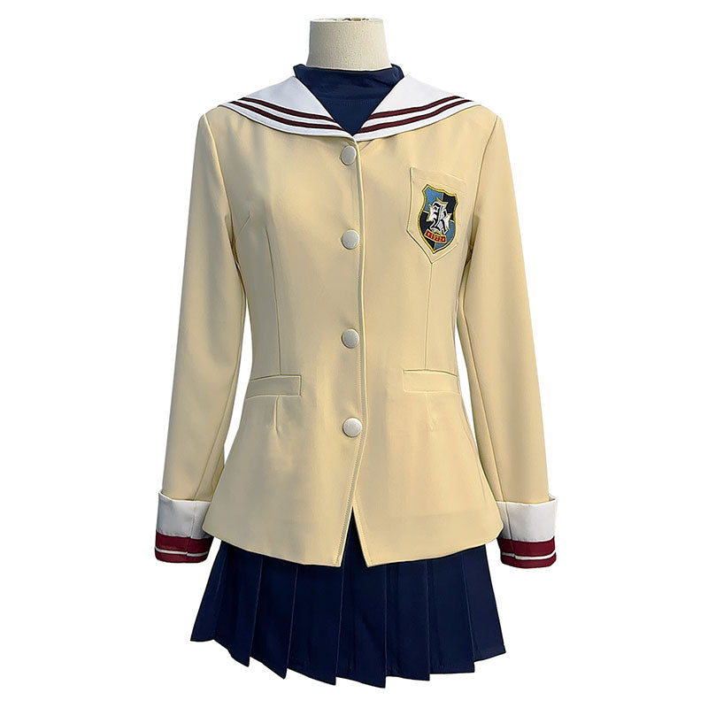 Clannad Nagisa Furukawa Scool Uniforms Cosplay Costume – Winkcosplay