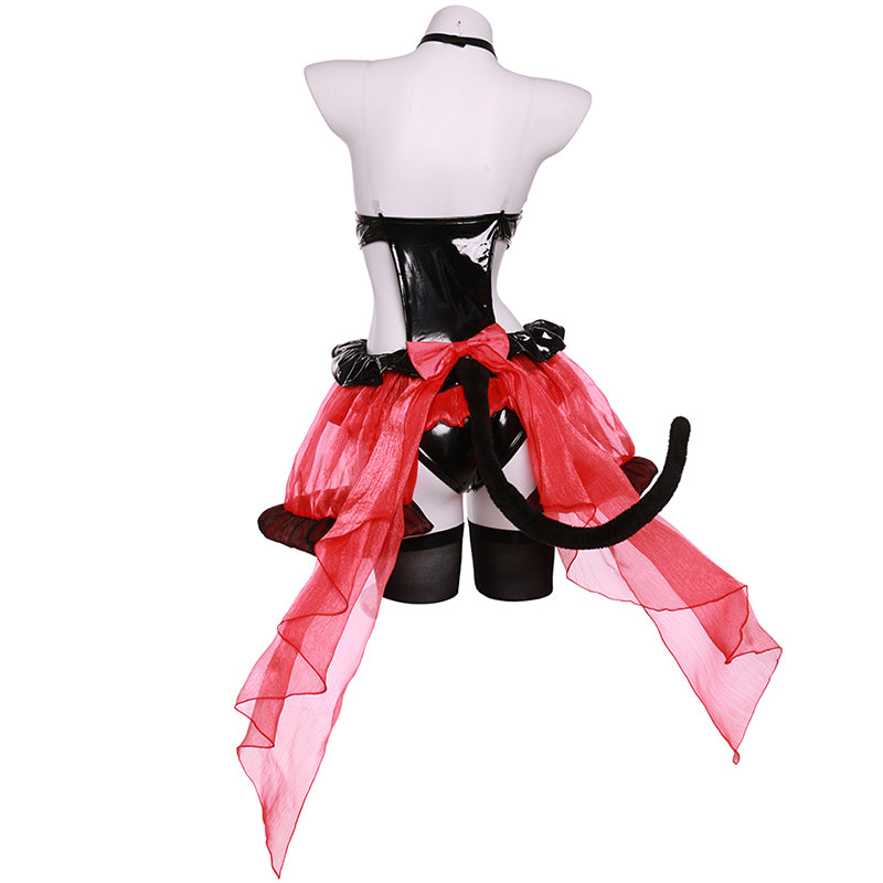 Date A Live Date A Bullet Kurumi Tokisaki Cat Ears Cosplay Costume ...