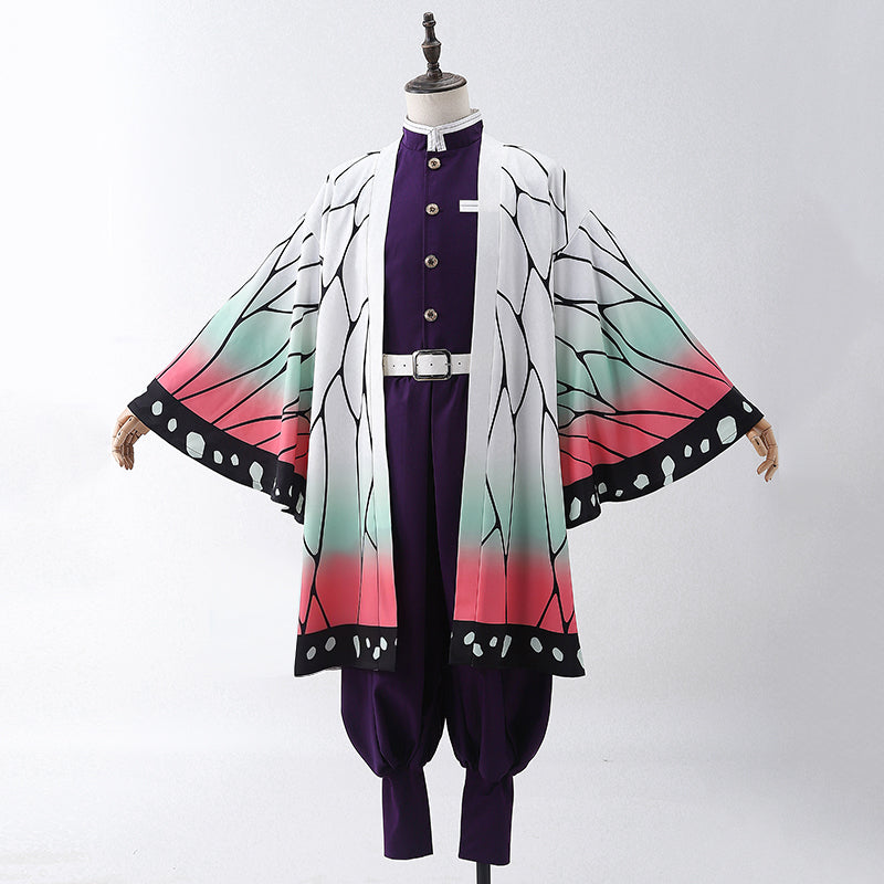 Demon Slayer: Kimetsu No Yaiba Shinobu Kochou Purple Cosplay Costume ...