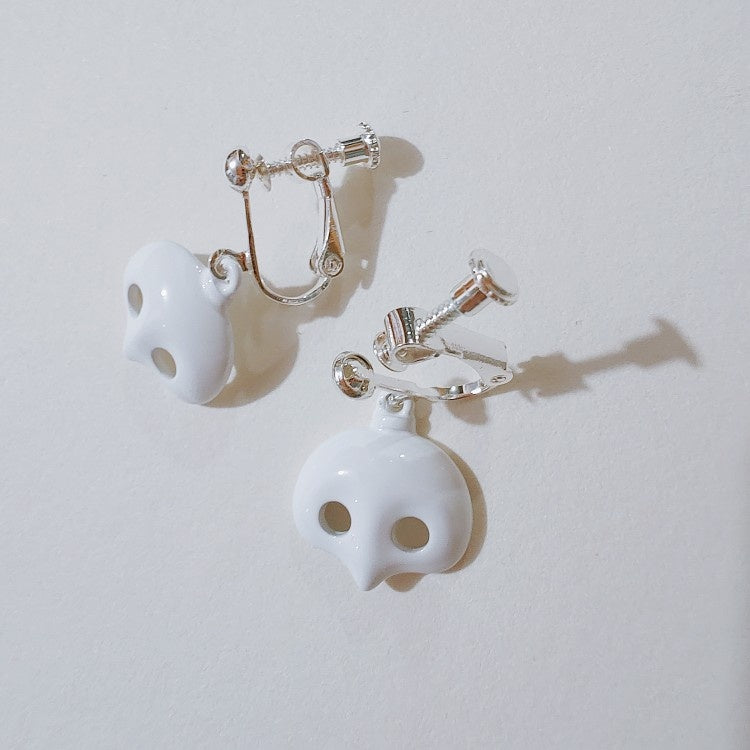 Final Fantasy XIV FF14 Ancient Venat Hydaelyn Mask Earrings Ear Clips ...