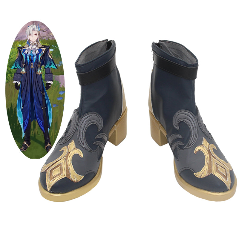 Genshin Impact Neuvillette Cosplay Shoes – Winkcosplay