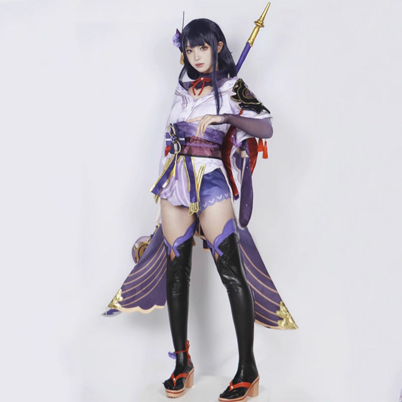 Genshin Impact Raiden Shogun Baal Cosplay Costume New Edition Cosplay – Winkcosplay