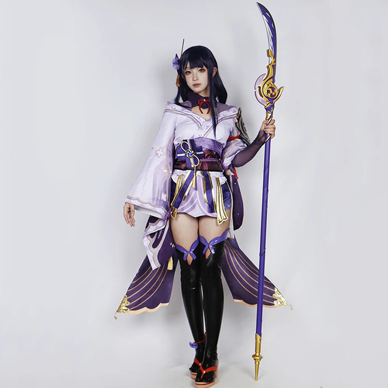 Genshin Impact Raiden Shogun Baal Cosplay Costume New Edition Cosplay ...