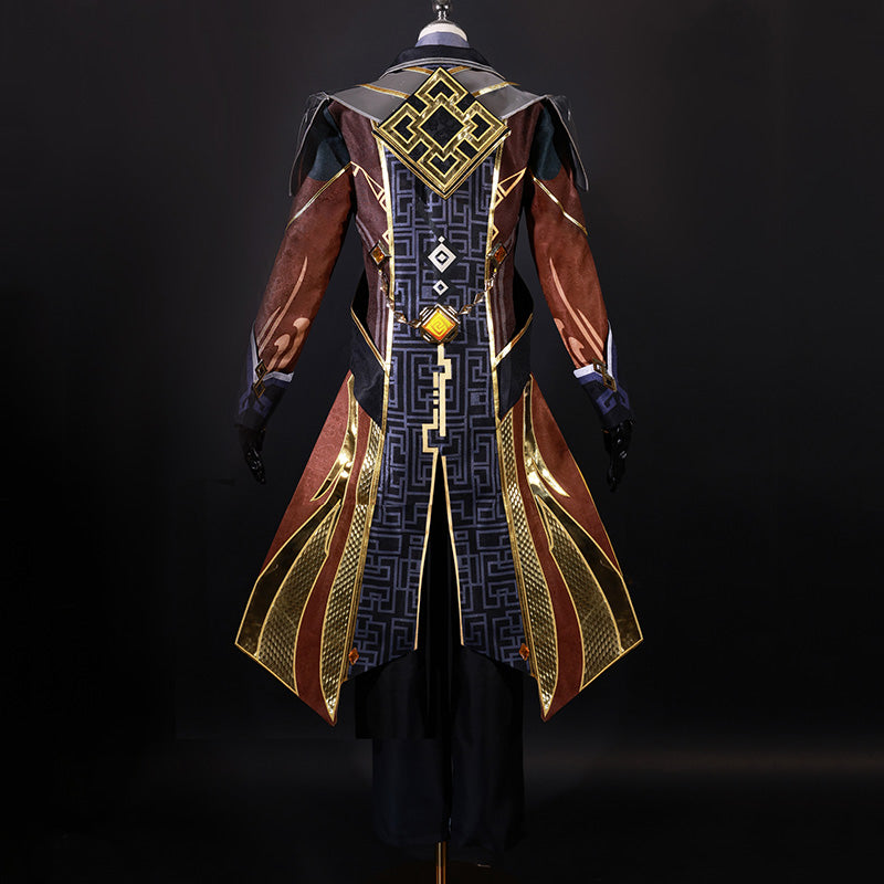 Genshin Impact Zhongli Cosplay Costume – Winkcosplay