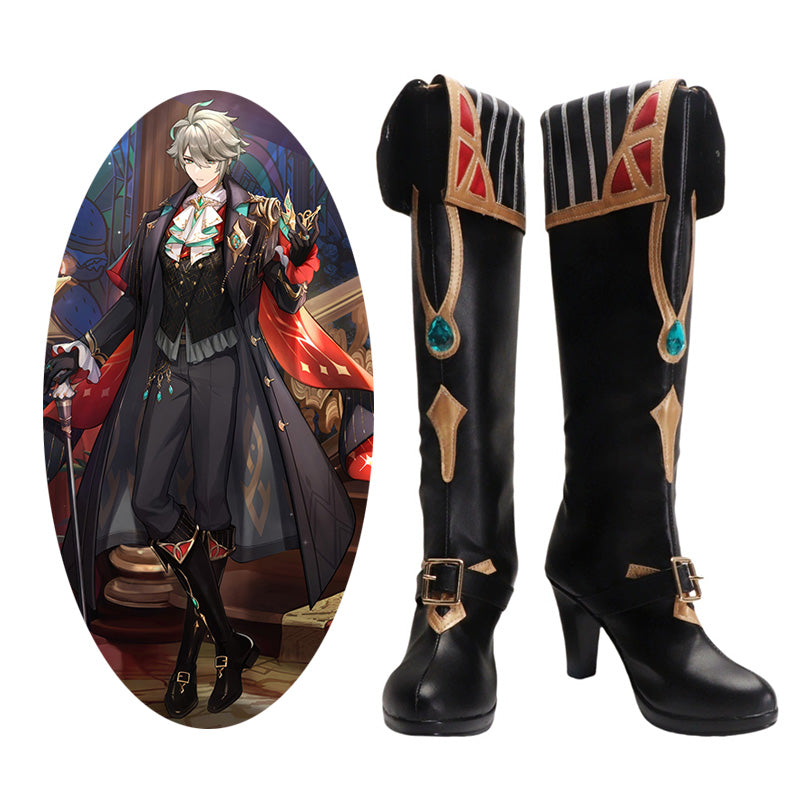 Genshin Impact x KFC Collab Alhaitham Cosplay Shoes Cosplay Boots ...