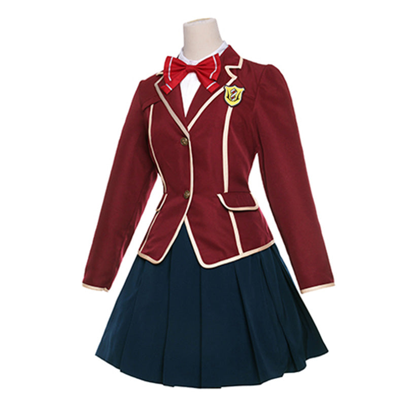 Guilty Crown Inori Yuzuriha School Uniform Cosplay Costume – Winkcosplay