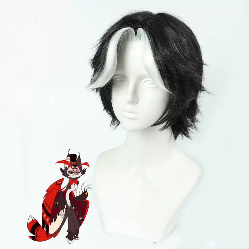 Hazbin Hotel Angel Husk Cosplay Wig – Winkcosplay