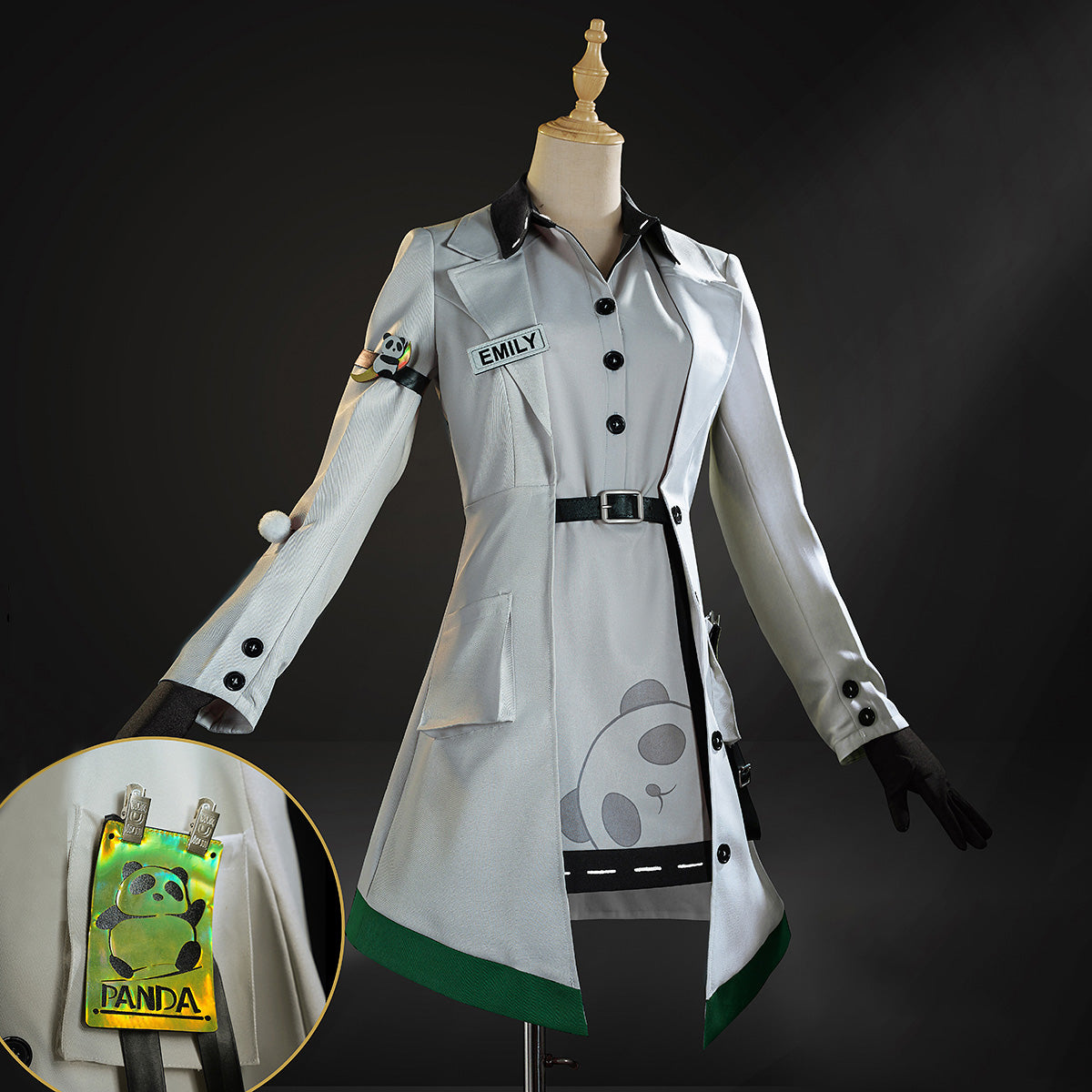 Identity V Doctor Emily Dyer Bamboo Guardian Cosplay Costume – Winkcosplay
