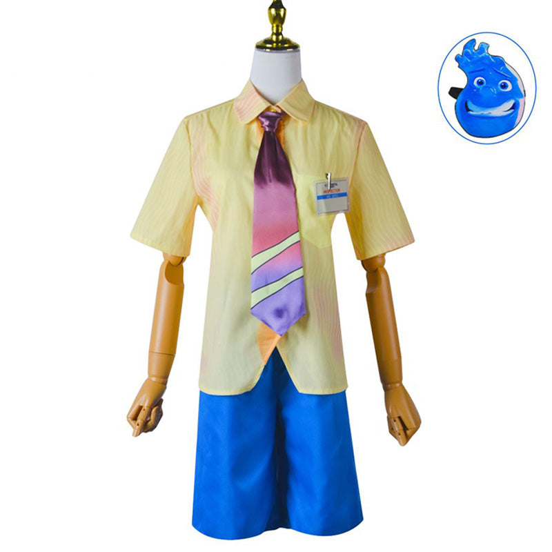 Kid Child Size Elemental Wade Ripple Cosplay Costume – Winkcosplay
