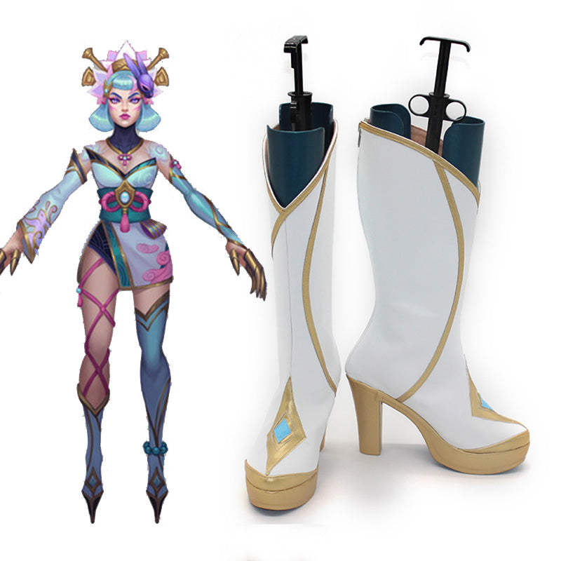 League Of Legends LOL Spirit Blossom Evelynn Shoes Cosplay Boots ...
