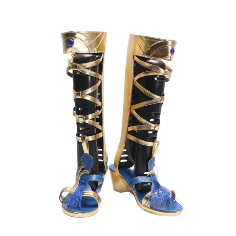 Love And Deep Space Protagonist God Of The Tides Shoes Cosplay Boots ...