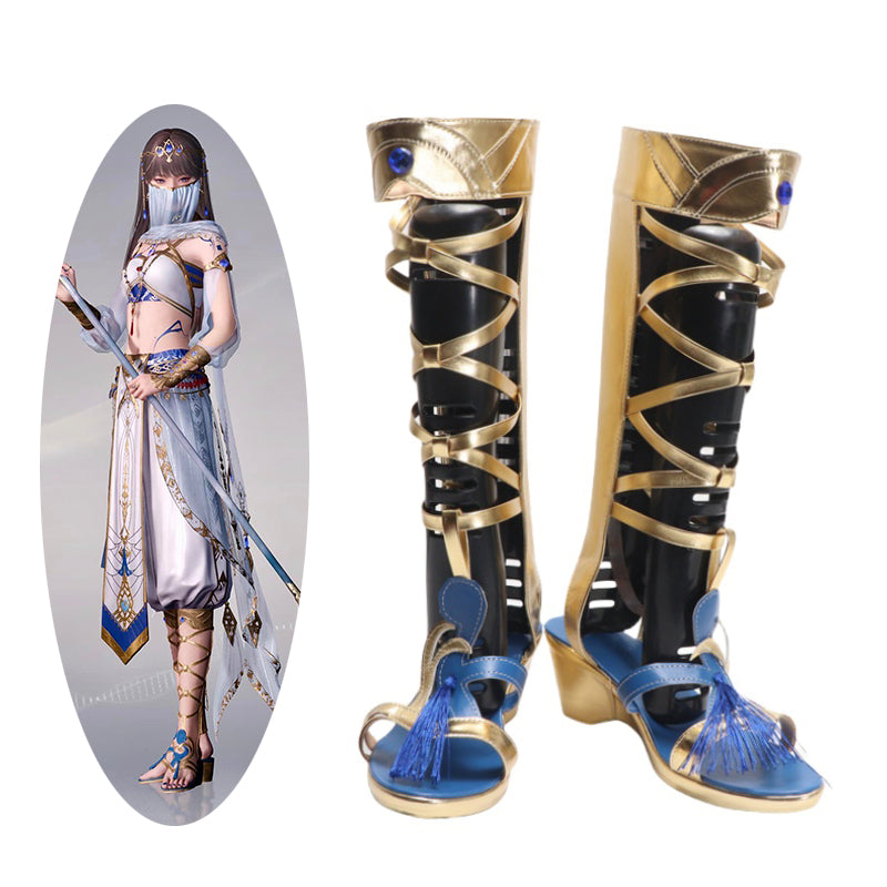 Love And Deep Space Protagonist God Of The Tides Shoes Cosplay Boots ...