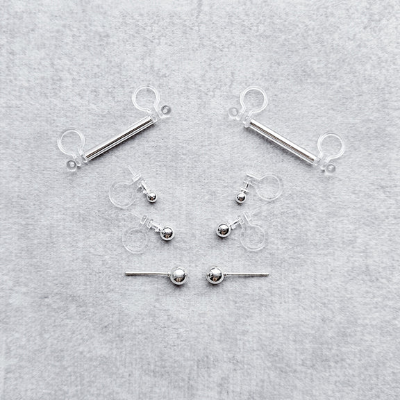 Mashle: Magic and Muscles Margarette Macaron Earrings Ear Clips Cospla ...