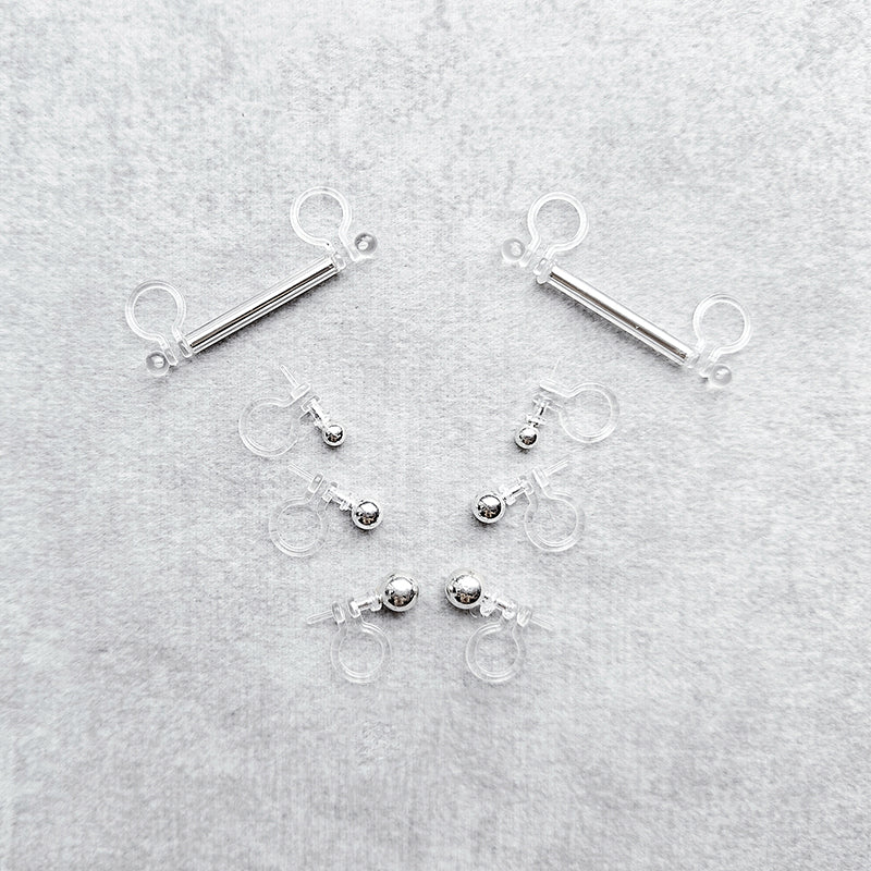 Mashle: Magic and Muscles Margarette Macaron Earrings Ear Clips Cospla ...