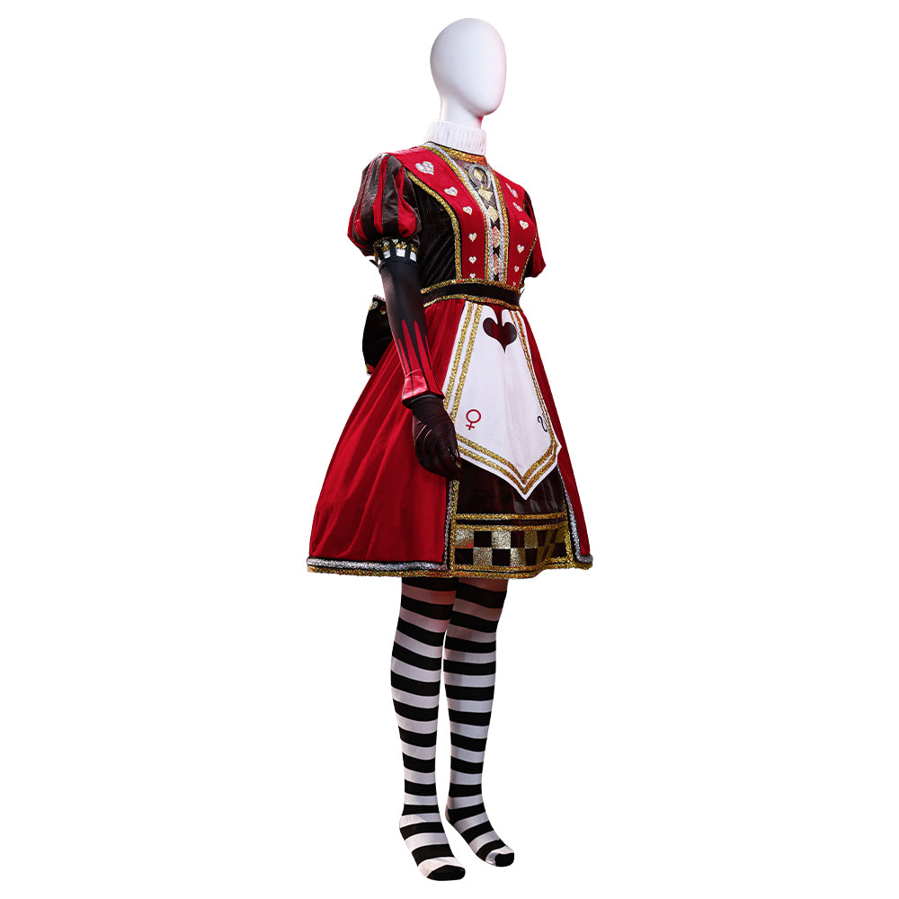 Alice Madness Returns Alice Red Dress Cosplay Costume Winkcosplay