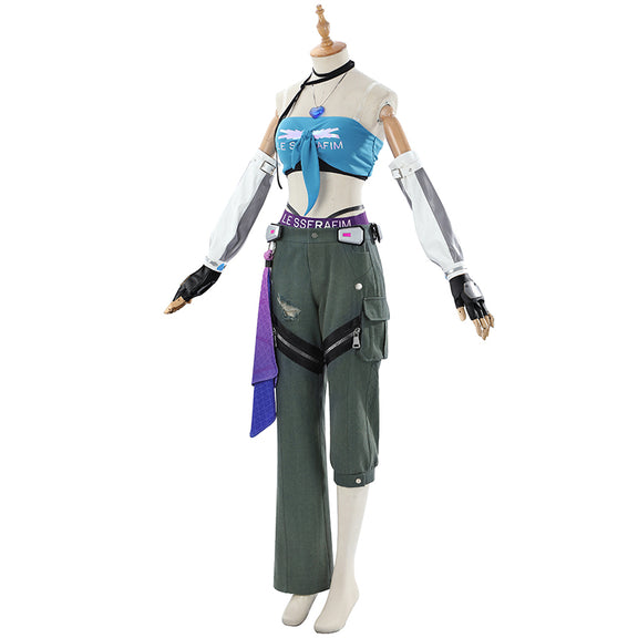 Overwatch 2 x LE SSERAFIM DVA Fearless D.VA Cosplay Costume – Winkcosplay