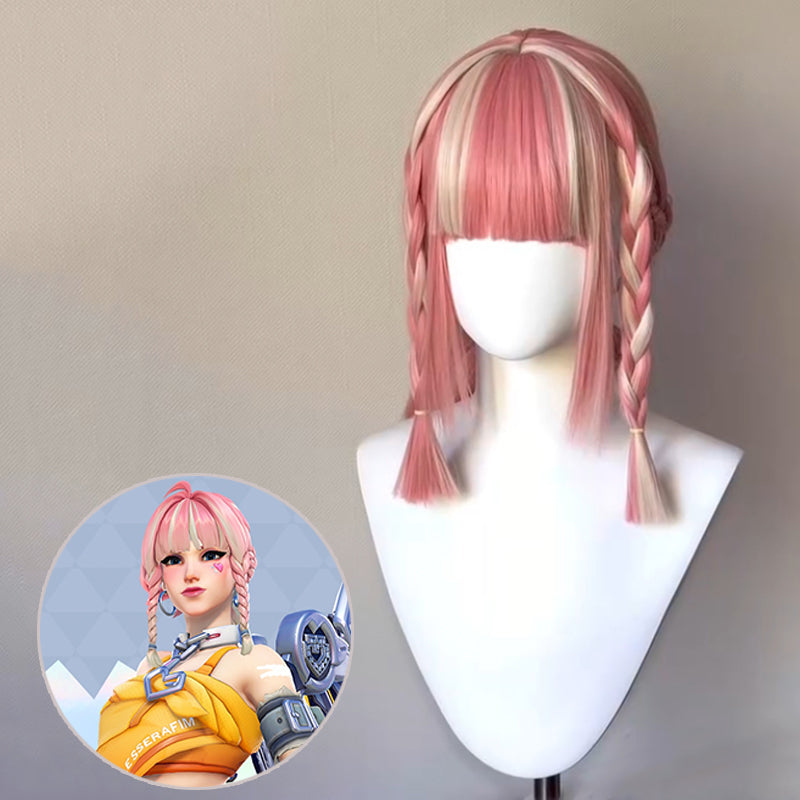 Overwatch 2 x LE SSERAFIM Mercy Cosplay Wig – Winkcosplay