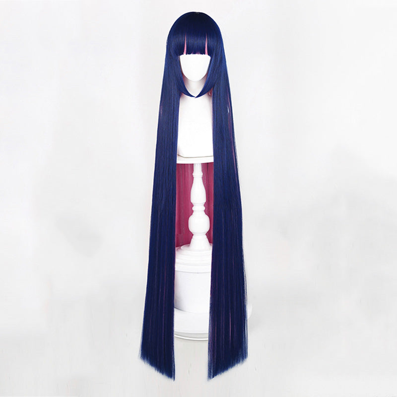 Panty And Stocking With Garterbelt Stocking Pink Blue Cosplay Wig ...