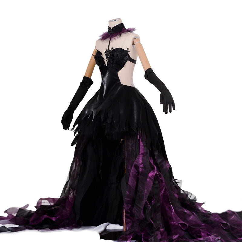 Puella Magi Madoka Magica Akemi Homura Devil Dress Cosplay Costume ...