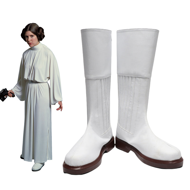 Star Wars Princess Leia Organa Shoes Cosplay Boots – Winkcosplay