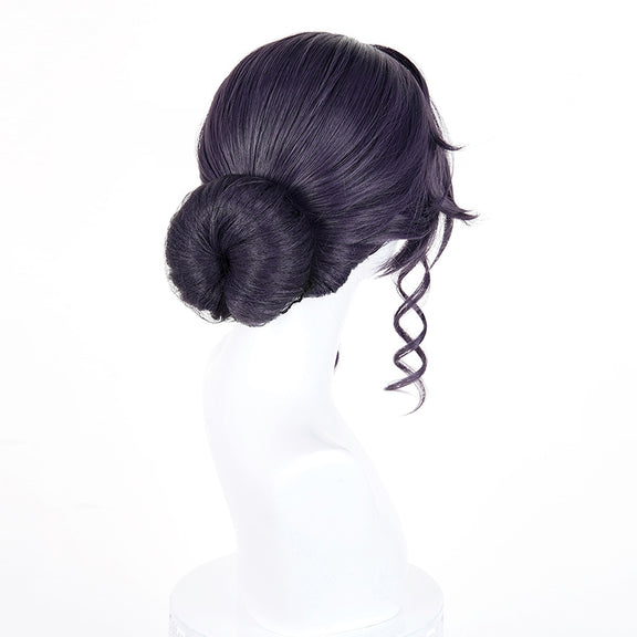 The Fragrant Flower Blooms with Dignity Kaoruko Waguri Purple Gray Cos ...