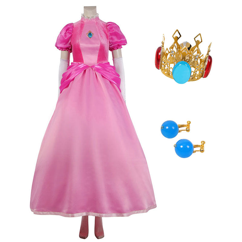 The Super Mario Bros Princess Peach Cosplay Costume Winkcosplay
