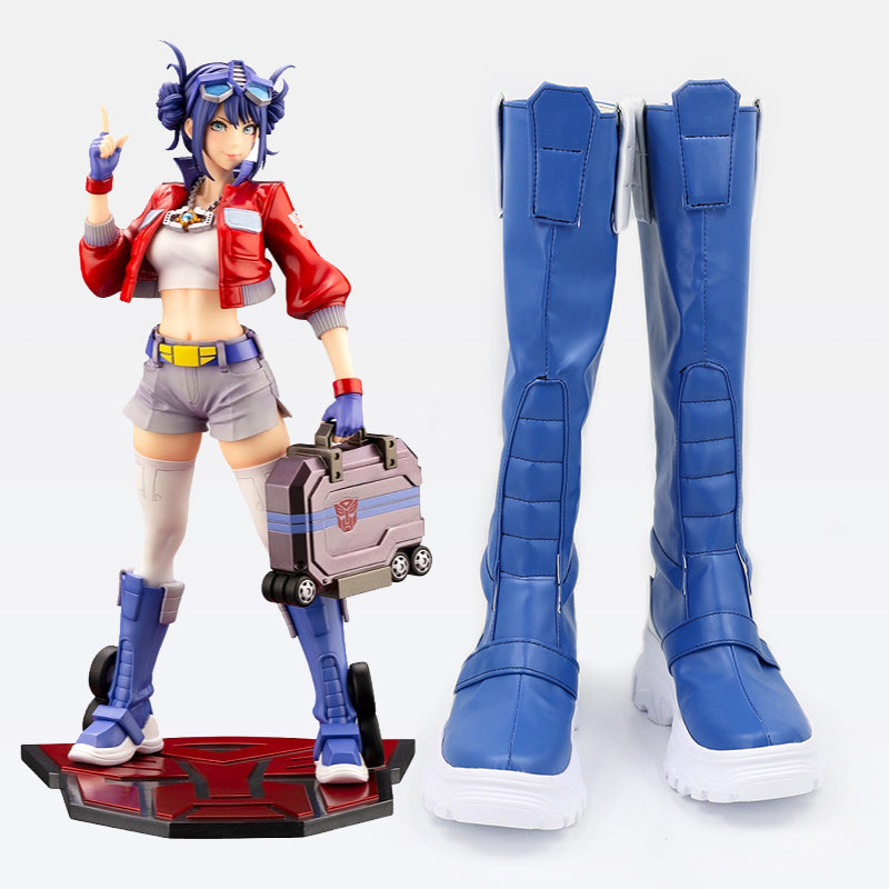 Transformers Optimus Prime Bishoujo Shoes Cosplay Boots – Winkcosplay