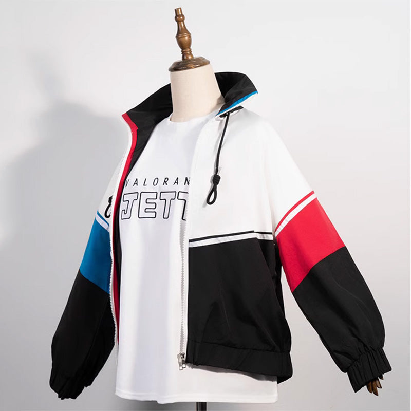 Valorant Jett MV Cosplay Costume - Only Top, Coat – Winkcosplay