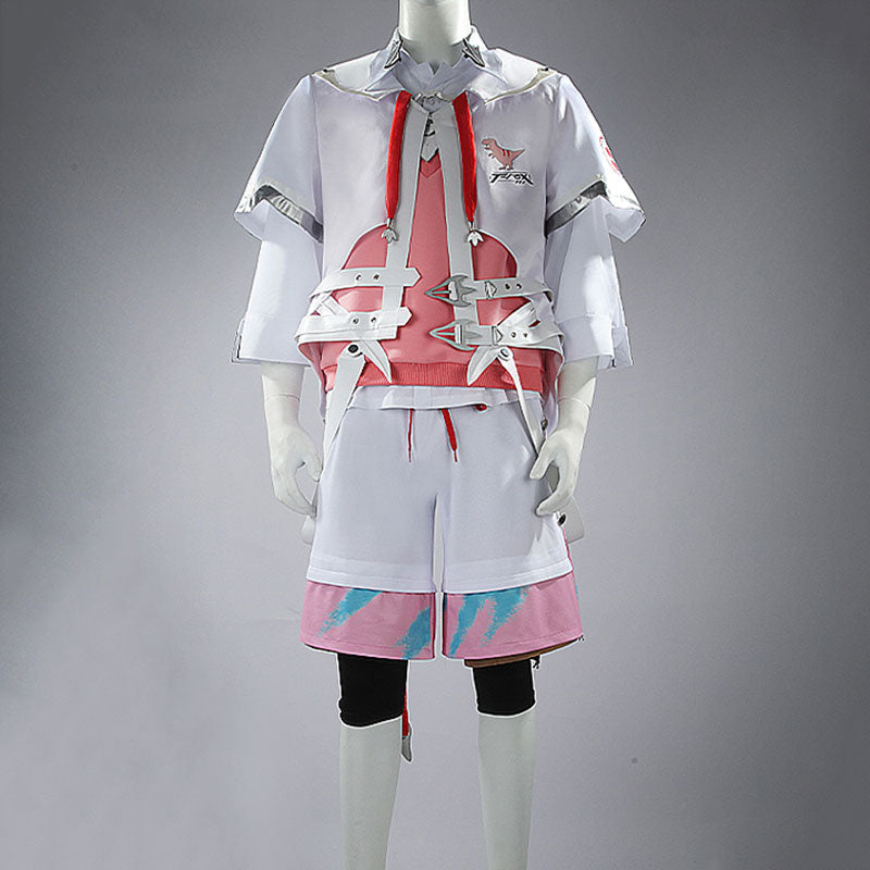 Virtual YouTuber Akagi Wen Hero Ver. Cosplay Costume – Winkcosplay