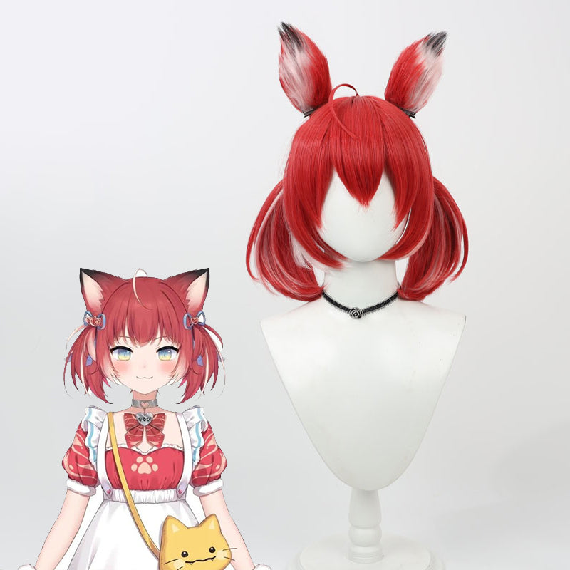 Virtual YouTuber Akami Karubi Cosplay Wig – Winkcosplay