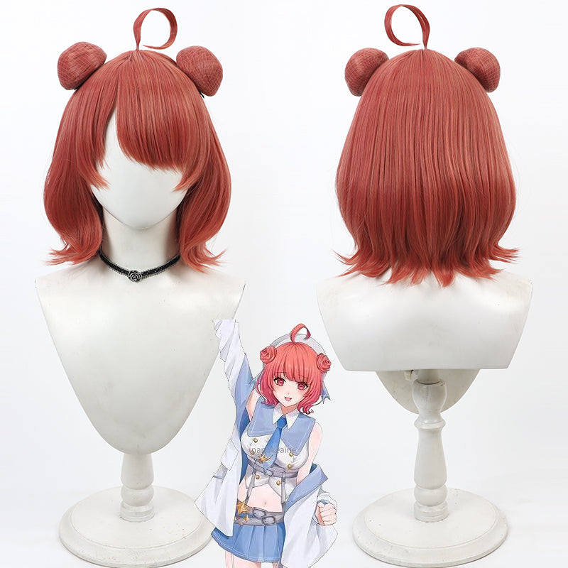 Virtual YouTuber Akarin Yumeno Akari Cosplay Wig – Winkcosplay