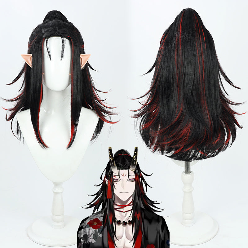 Virtual YouTuber Nijisanji Luxiem Vox Akuma New Outfit Cosplay Wig ...