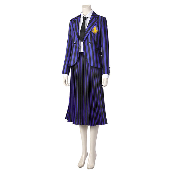 Wednesday 2 The Addams Family Nevermore Academy Uniform Agnes Demille ...