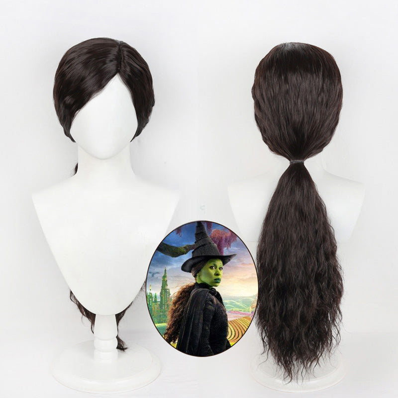 Wicked Part One Elphaba B Edition Cosplay Wig – Winkcosplay