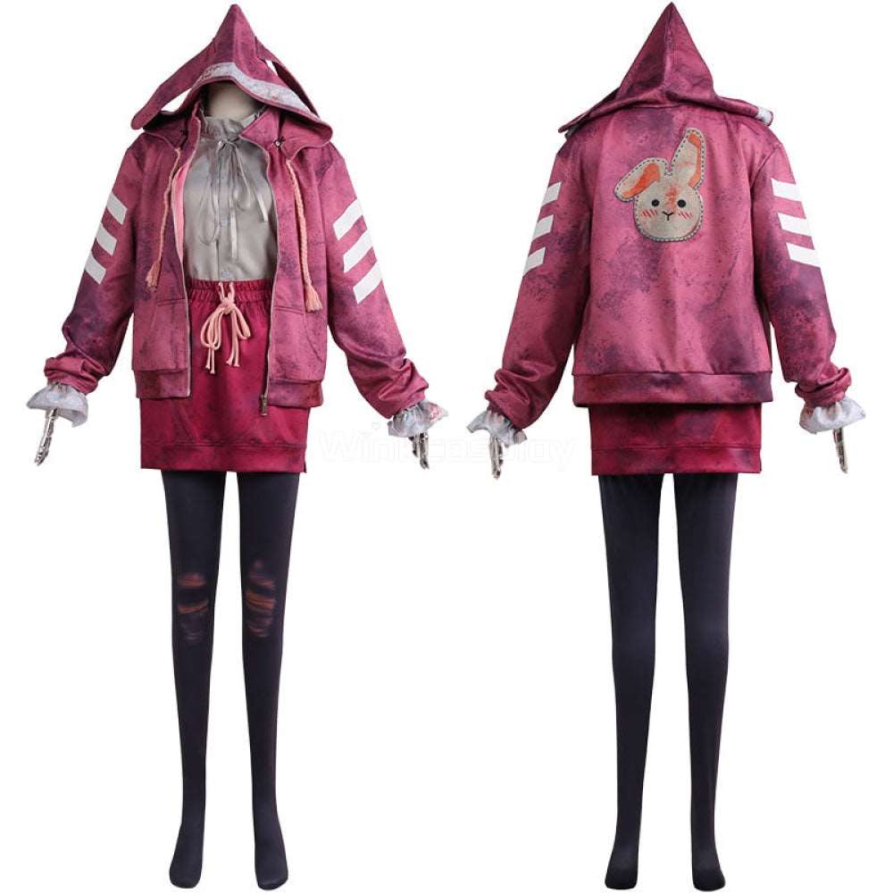 Dead by Daylight Pink Bunny Feng Min Halloween Cosplay Costume ...