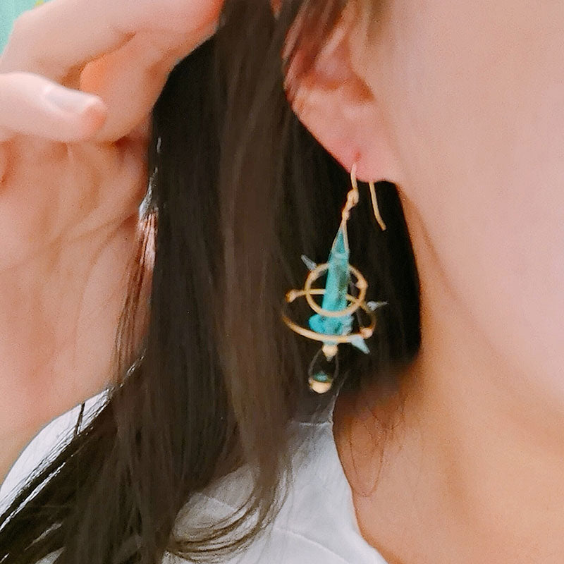 Final Fantasy XIV FF14 Aetheryte Ear studs Ear clips Cosplay Accessory ...