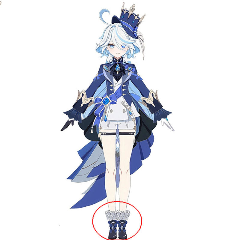 Genshin Impact Fontaine Hydro Archon Focalors Cosplay Shoes – Winkcosplay