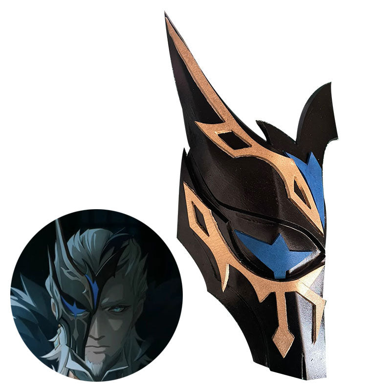 Genshin Impact the Eleven Fatui Harbingers The Jester Pierro Mask Cosp ...
