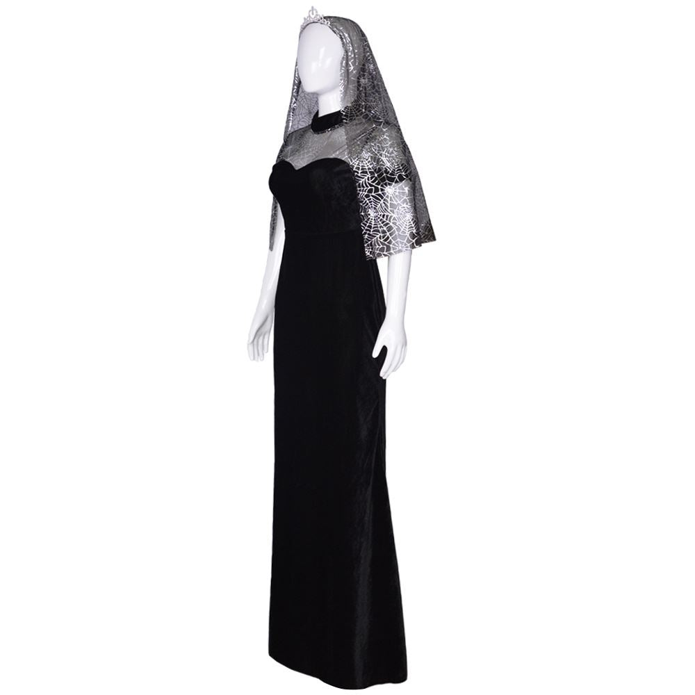 Hotel Transylvania 4 Mavis Dracula Black Wedding Dress Cosplay Costume ...