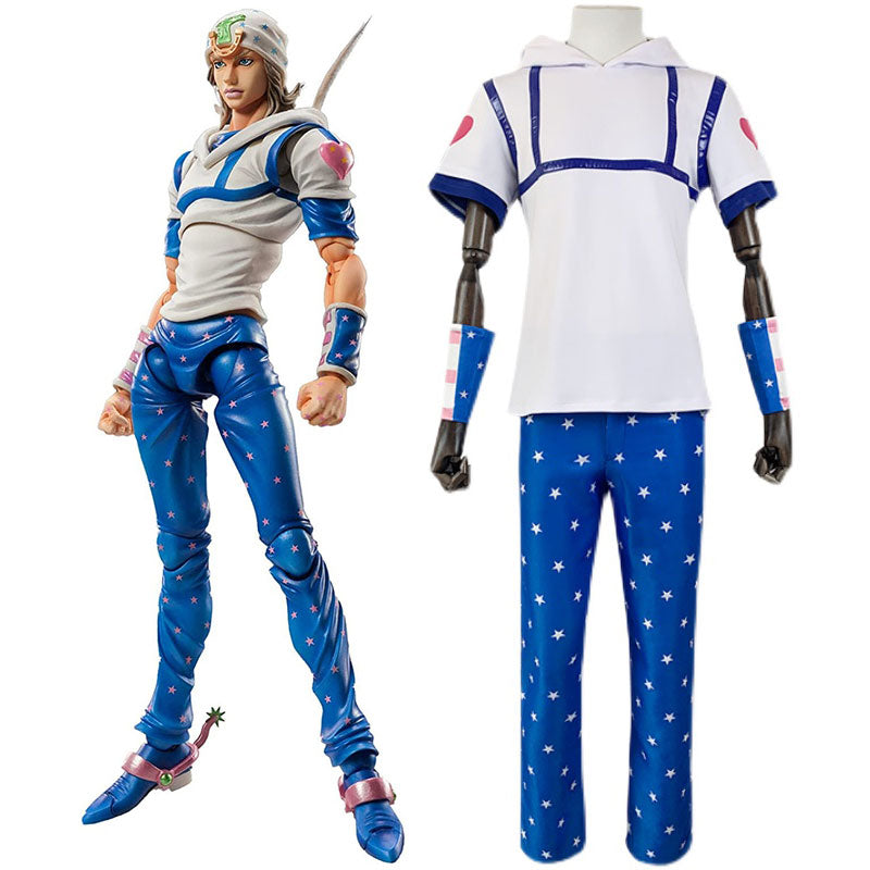 JoJo's Bizarre Adventure Steel Ball Run Johnny Joestar Cosplay Costume ...