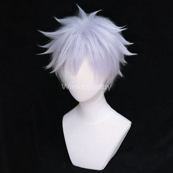Jujutsu Kaisen Sorcery Fight Megumi Satoru Gojo Silver Purple Cosplay ...