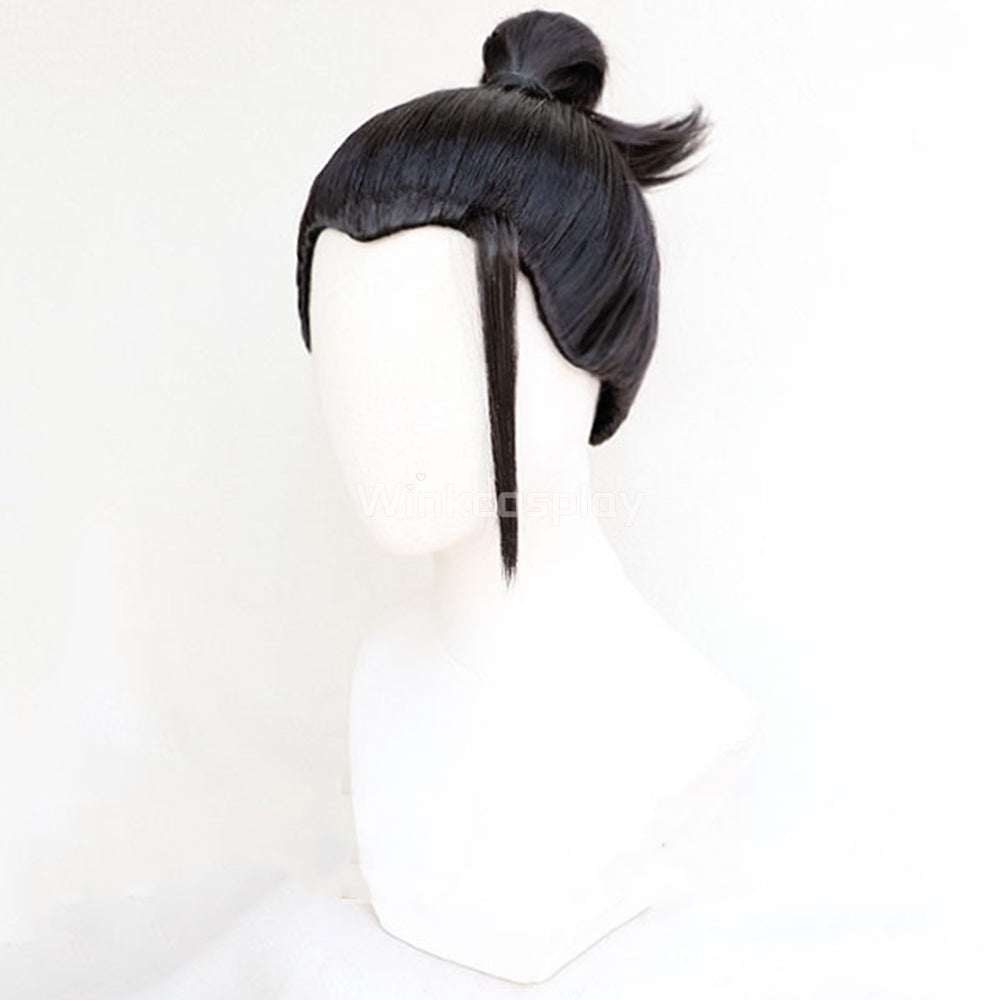 Jujutsu Kaisen Sorcery Fight Suguru Geto B Edition Black Cosplay Wig ...