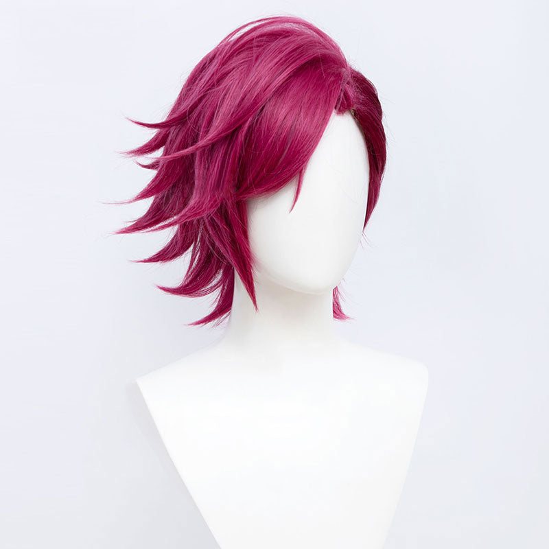 League of Legends LOL Arcane Vi Rose Red Cosplay Wig – Winkcosplay