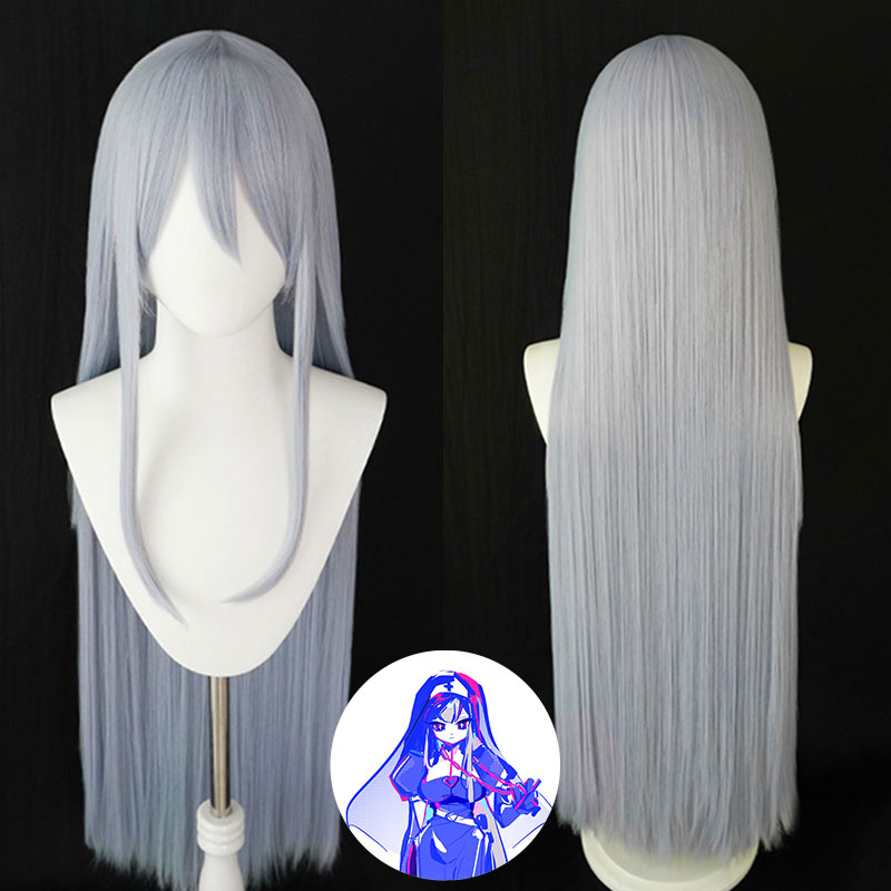 Muse Dash Nun Marija Gray Blue Cosplay Wig – Winkcosplay
