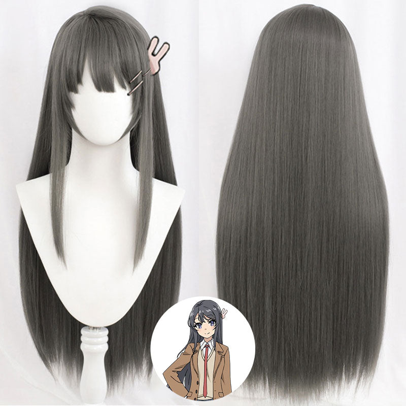 Rascal Does Not Dream of Bunny Girl Senpai Mai Sakurajima Cosplay Wig ...
